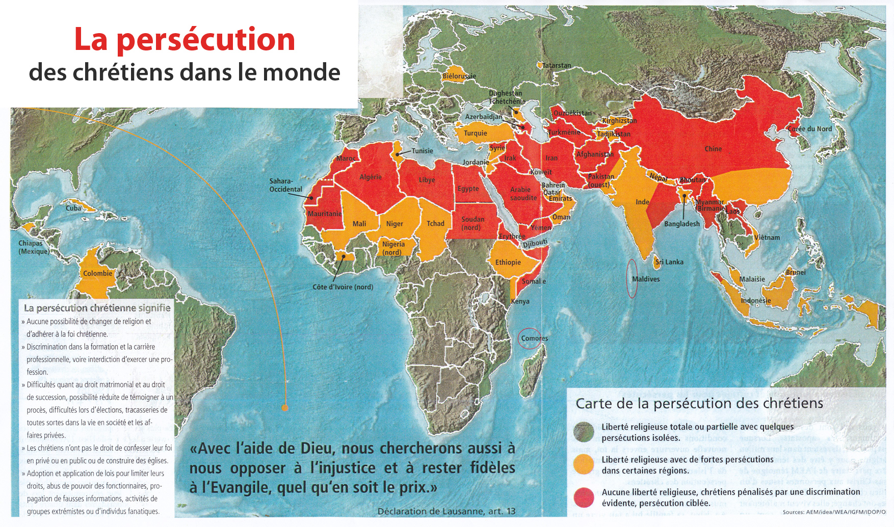 info - 8o% des croyants persécutés sont chrétiens - Riposte-catholique